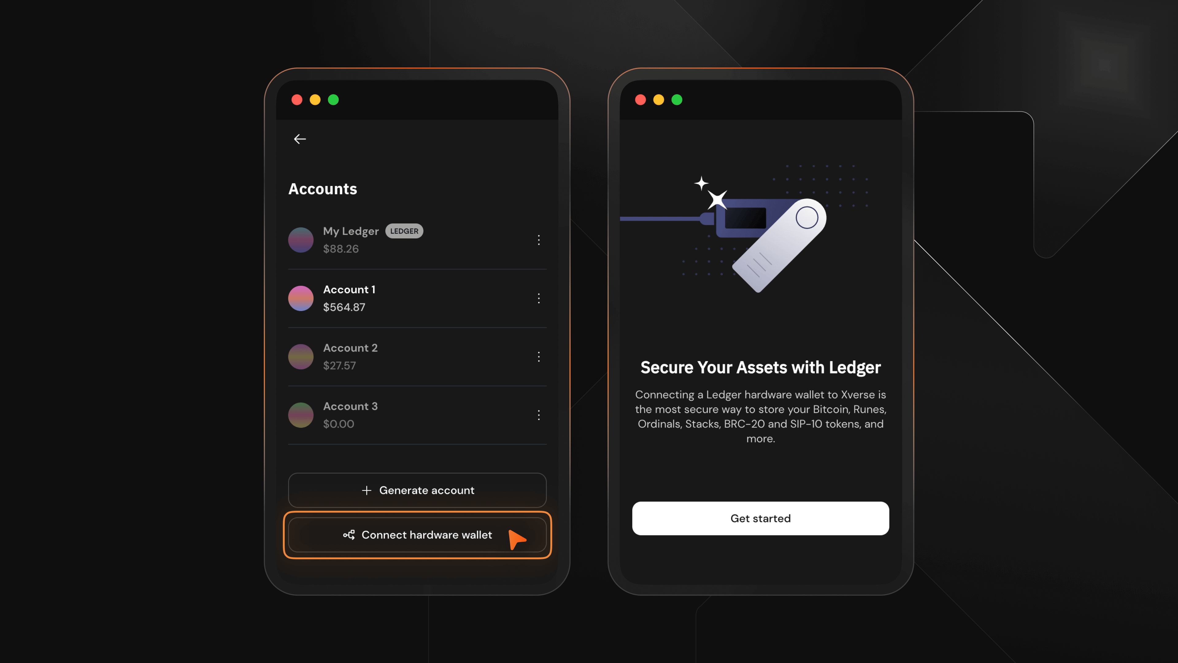 How to Add Additional Ledger Account in Xverse? – Xverse