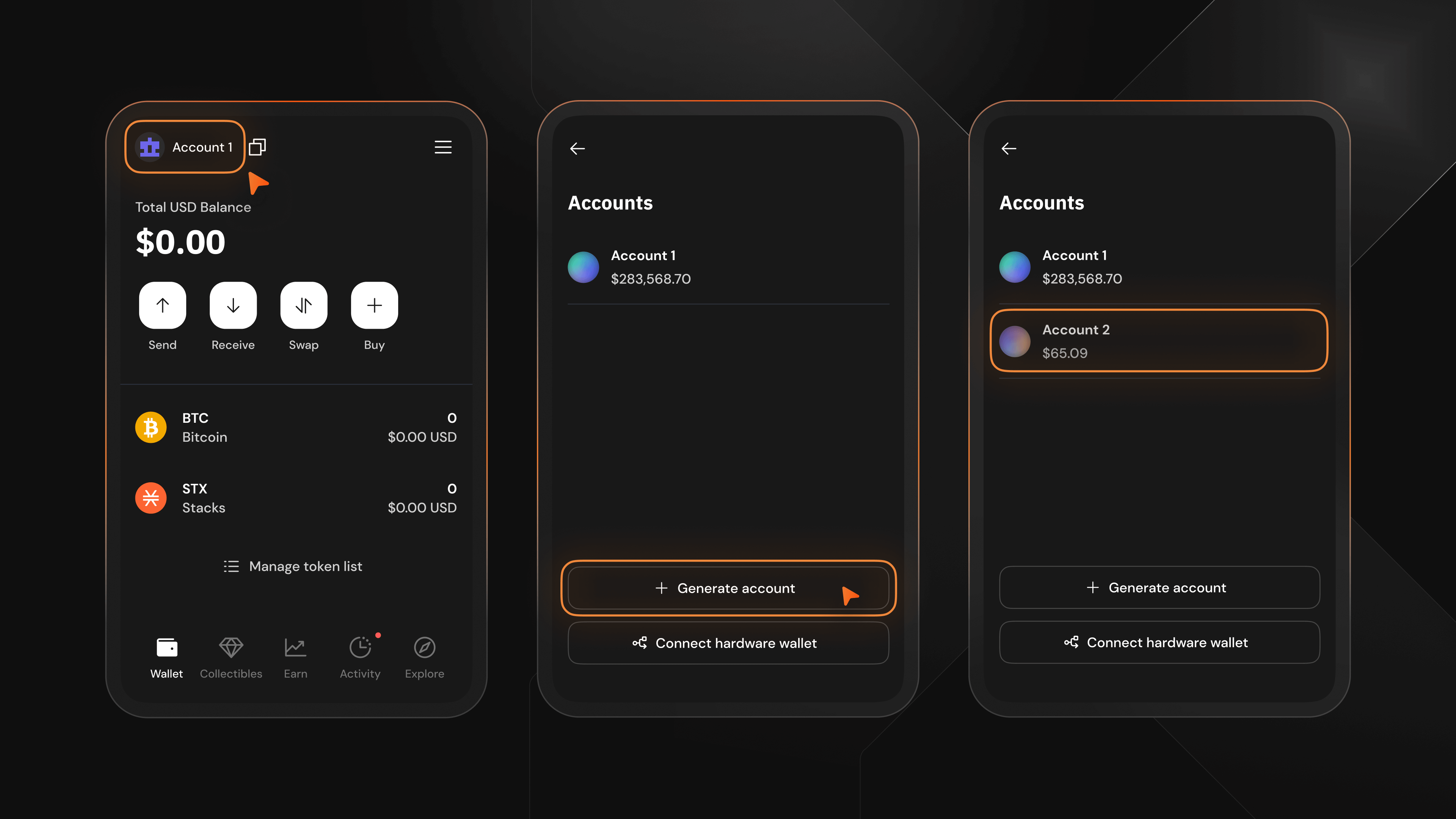 How to Generate a New Account in Xverse? – Xverse