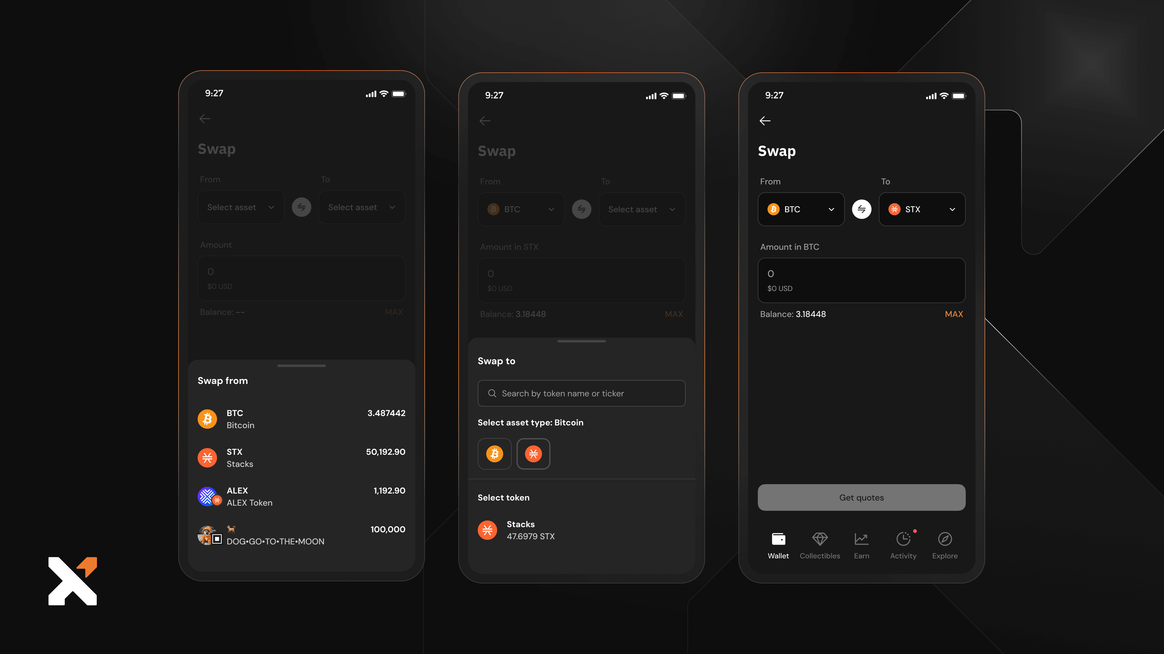 How to Swap Between BTC and STX Using Xverse – Xverse